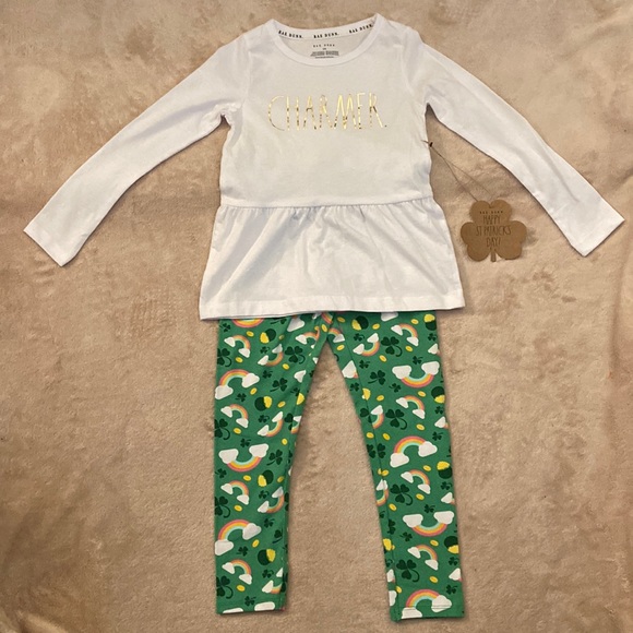 Rae Dunn | Matching Sets | Rae Dunn Charmer Girls Outfit Size 56 | Poshmark